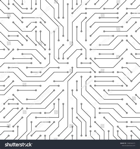 Circuit Board Background Vector Electronic Background Vector De Stock Libre De Regalías