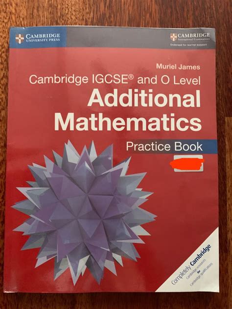 Cambridge Igcse And O Level Additional Mathematics Practice Book Hobbies And Toys Books