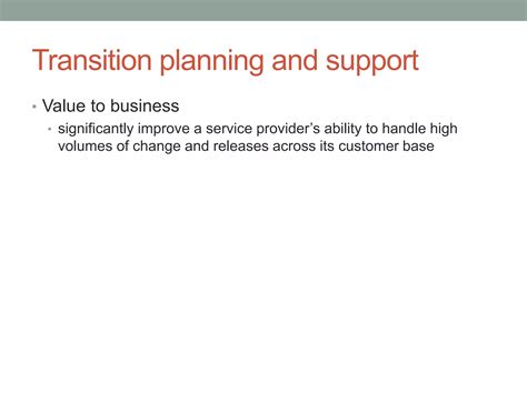 ITIL Service Transition 2011 PPT