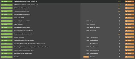 Troubleshooting AAF Page Technical Support Advanced Animation Framework LoversLab