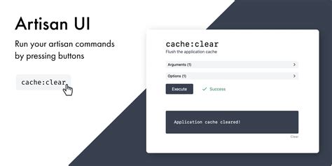 Github Lorisleiva Artisan Ui Run Your Artisan Commands By Pressing Buttons