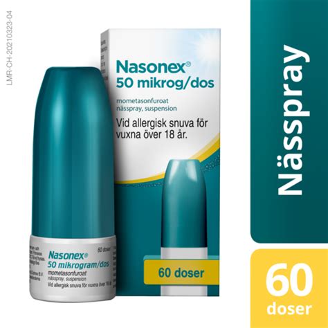 Köp Nasonex Nässpray Suspension 50 Mikrogramdos 60 Doser På