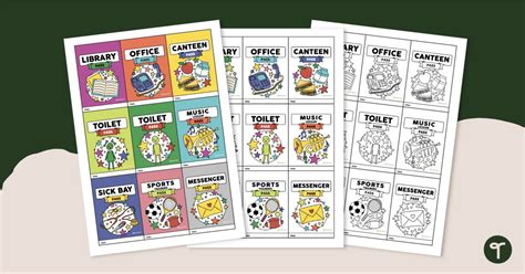 Classroom Pass Classroom Passes And Notes Teachervision