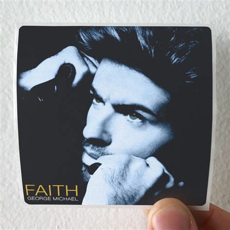 George Michael Faith Album Cover Sticker