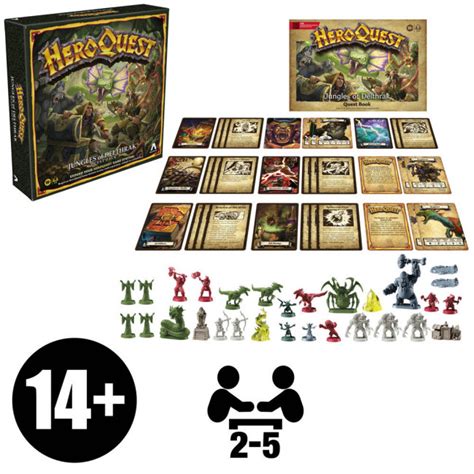 F9907 Heroquest Jungles Of Delthrak Quest Pack Expansion Board