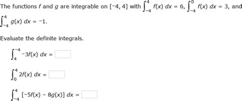 IXL Properties Of Definite Integrals Calculus Practice