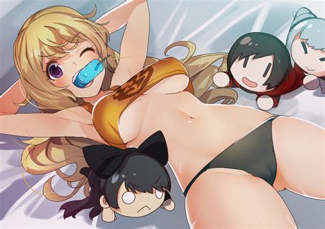 Ruby Rose Weiss Schnee Yang Xiao Long And Blake Belladonna Rwby
