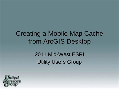 Pdf Creating A Mobile Map Cache From Arcgis Desktop Gcreating A Mobile Map Ca Sm Creating A