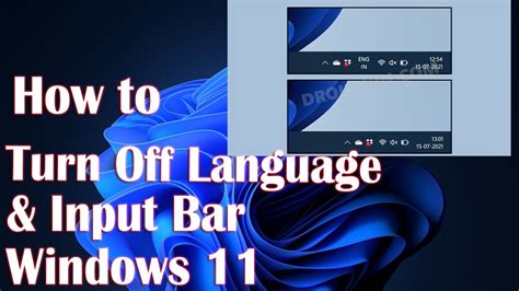 Turn Off Language Bar Or Input Taskbar Indicator In Windows 11 How To