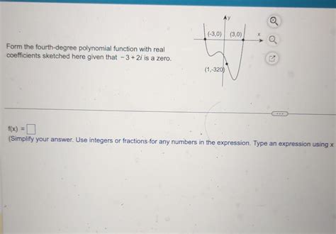Solved Find All Complex Zeros Of The Given Polynomial Chegg