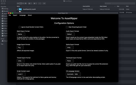 Running Assetripper On Macos