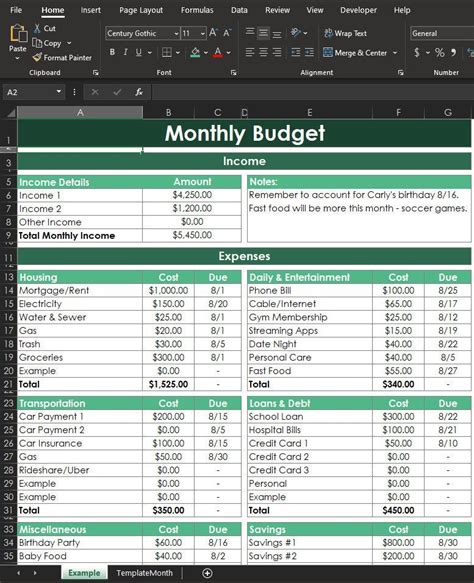 Minimalist Ms Excel Budget Template Spreadsheet Etsy Canada Excel Budget Template Excel