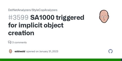 Sa1000 Triggered For Implicit Object Creation · Issue 3599