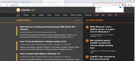 谷歌 Chrome 浏览器将支持在特定网站上一键禁用所有扩展腾讯新闻