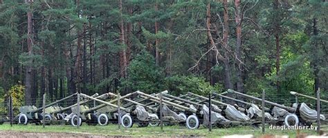 Огромный арсенал артиллерии под Гомелем