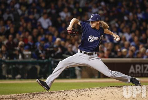 Photo Brewers Pitcher Josh Hader Delivers Against The Cubs In Chicago Chi2017090820