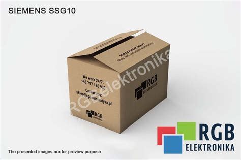 Siemens Ssg10 We Have The Product You Need Order With 24 Hour Shipping Rgb Automatyka