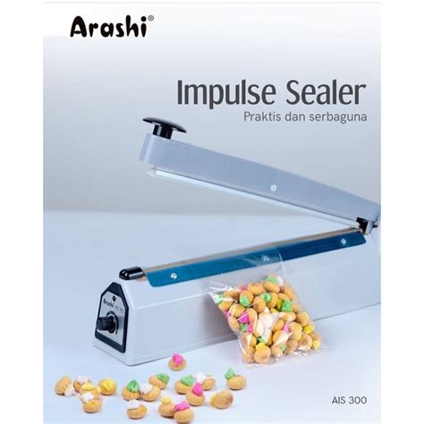 Jual Impulse Sealer Arashi 30hyperlite 30 Cm Alat Press Plastik Mesin