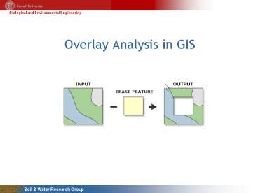 Overlay Analysis In GIS Presentation Free To View