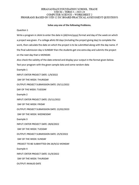 ws 2 isc board cs practical questions pdf