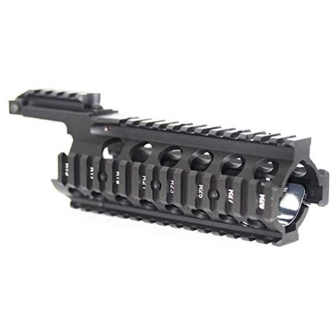 Airsoft Aluminum 210mm Ras Handguard Keymod Rail System For Tokyo Marui Wa M4 M16 Series Black