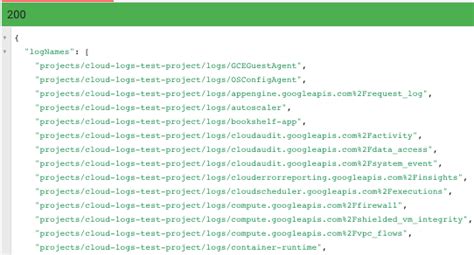 Using The APIs Explorer Cloud Logging Google Cloud