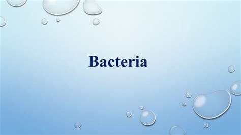 Classification Of Bacteria Pptx Biological Sciences Science
