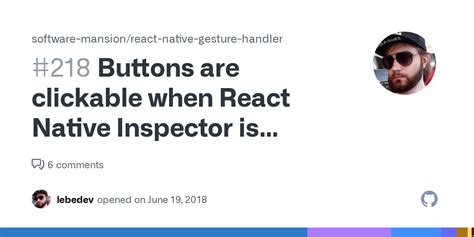 Buttons Are Clickable When React Native Inspector Is Opened · Issue
