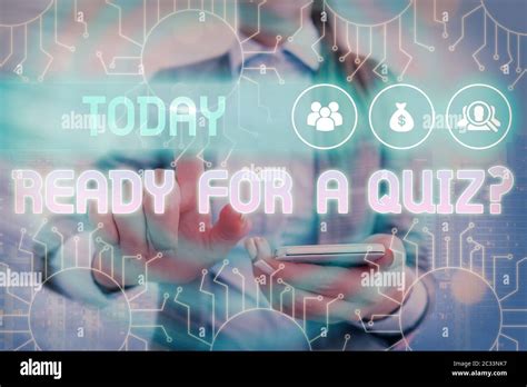 Handwriting Text Writing Ready For A Quiz Question Conceptual Photo Taking Educational