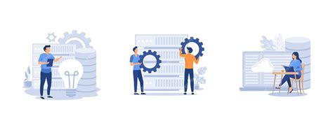 Premium Vector Big Data Business Software Innovative Big Data Solutions Tools And Programming