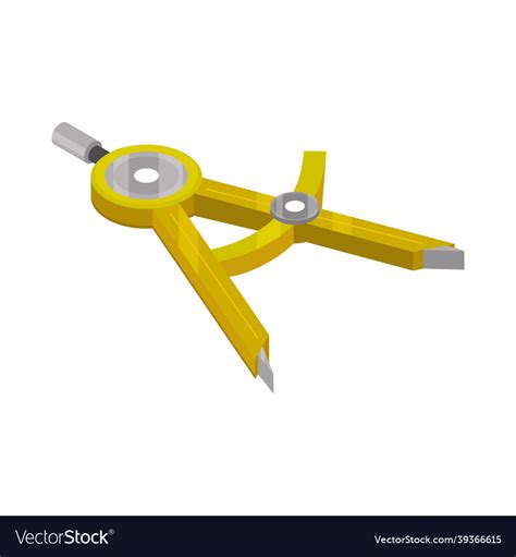 Compass Tool Supply Royalty Free Vector Image Vectorstock