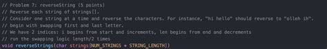 Solved Problem 7 ReverseString 5 Points Reverse Chegg Com