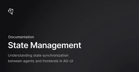 State Management Agent User Interaction Protocol