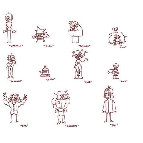 So My Brother Has Never Watched Ok Ko But I Made Him Draw The Characters Based Off A Small