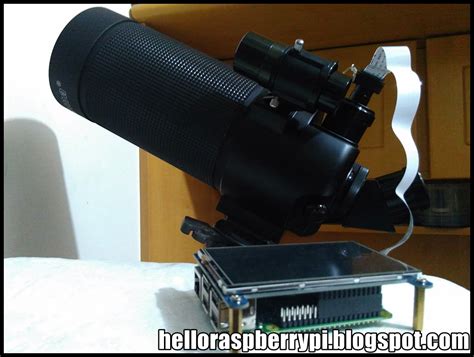 Hello Raspberry Pi Mount Raspberry Pi Camera Module To Telescope With