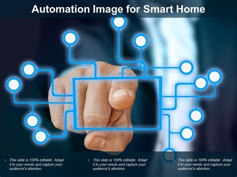 Automation Image For Smart Home Presentation Graphics Presentation PowerPoint Example