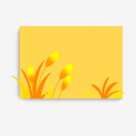 Cute Leaf Border Material Picture Border Autumn Border Autumn Border