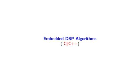 Do Embedded Dsp Using C And Cpp Programming By Xubairchattha Fiverr