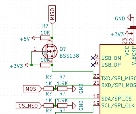 [numérique] Bus Spi Arduino 5v Vers Des Composants 3 3v
