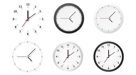 Analog Clock Vector Art Icons And Graphics For Free Download