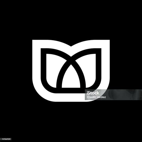 알파벳 M 로고 0명에 대한 스톡 벡터 아트 및 기타 이미지 0명 개념 검은색 Istock