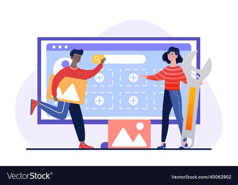 Interface Design Concept Royalty Free Vector Image