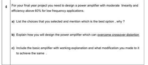 Solved 2 A Using The Formula Of Trans Conductance Of Fet In