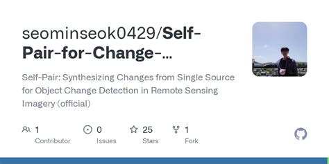 GitHub Seominseok Self Pair For Change Detection Self Pair Synthesizing Changes From