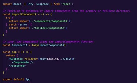Muhammad Hamza On Linkedin Reactjs Codesplitting Dynamicimports Flexiblecode Dailyinsights