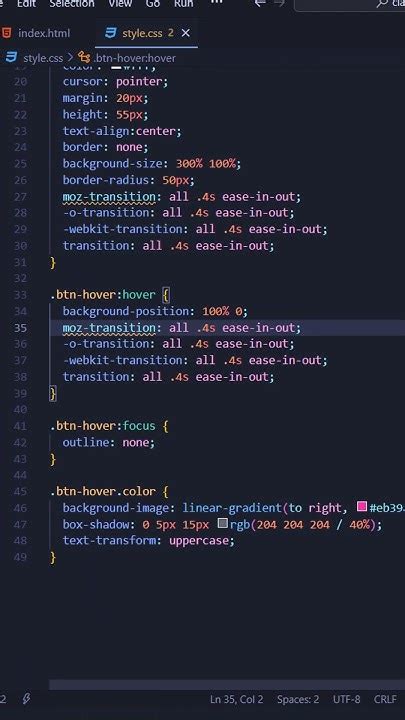 Button Animation Css Hover Learn Web Design With Ashik Shorts