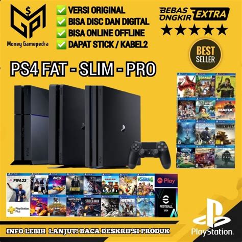 Jual Ps4 Playstation 4 Fat Slim Pro Original 500gb1 Tb Online Offline