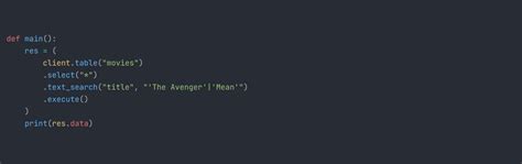 Performing Full Text Search With The Supabase Python Library Andrew Smith