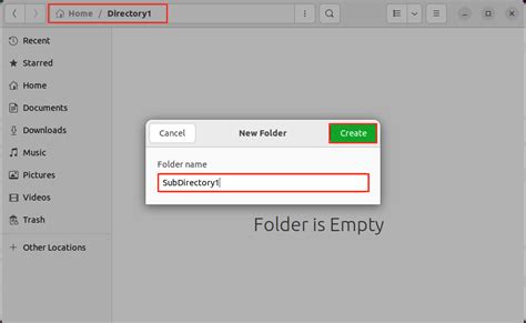 how to create a directory and subdirectory in linux ubuntu linuxways
