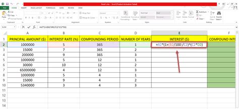 How To Calculate Compound Interest For Compounding Period On A Daily Basis For One Year In Excel